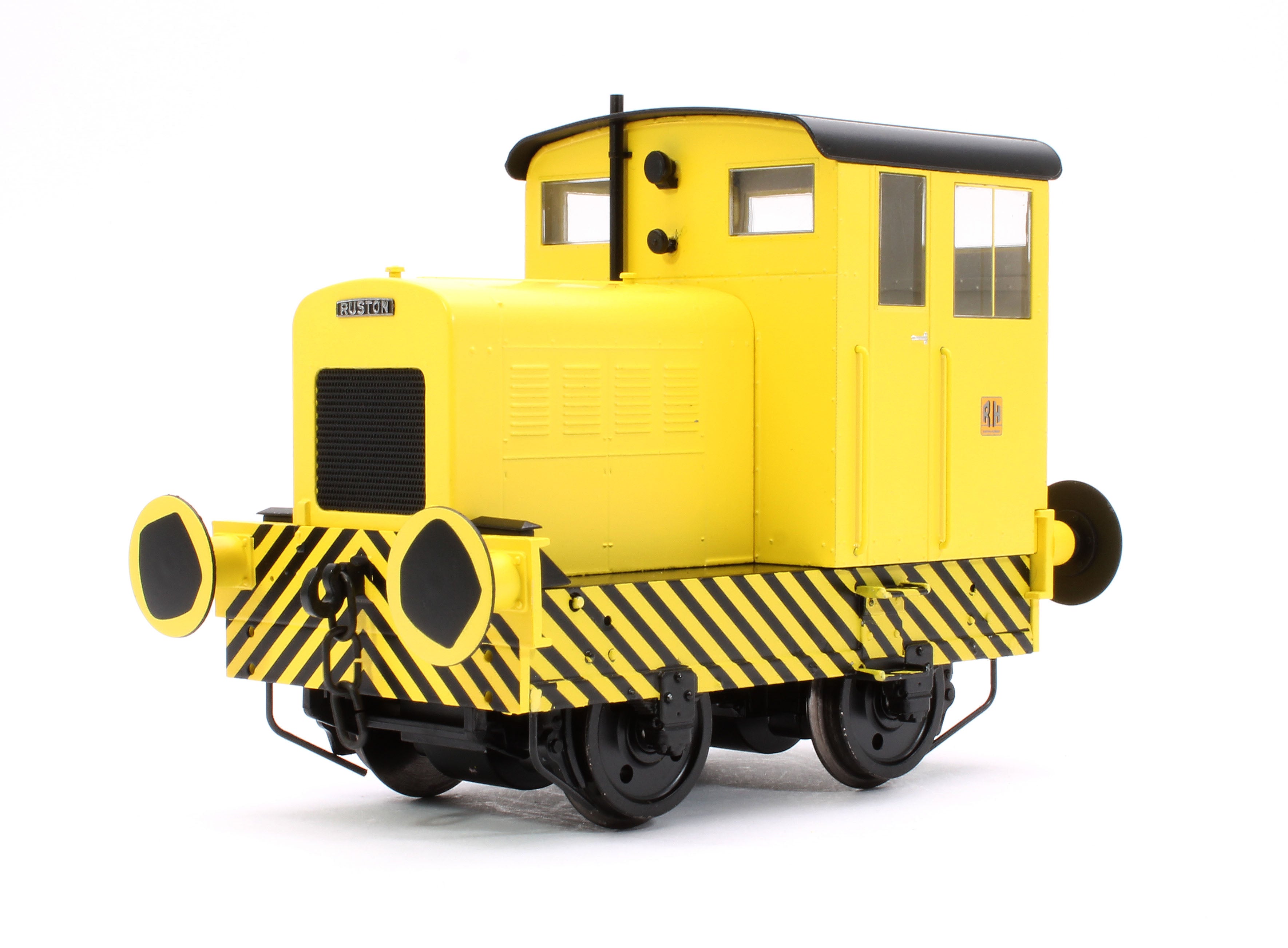 Heljan 9032 Ruston & Hornsby 48DS Yellow/Wasp Stripes – Rails