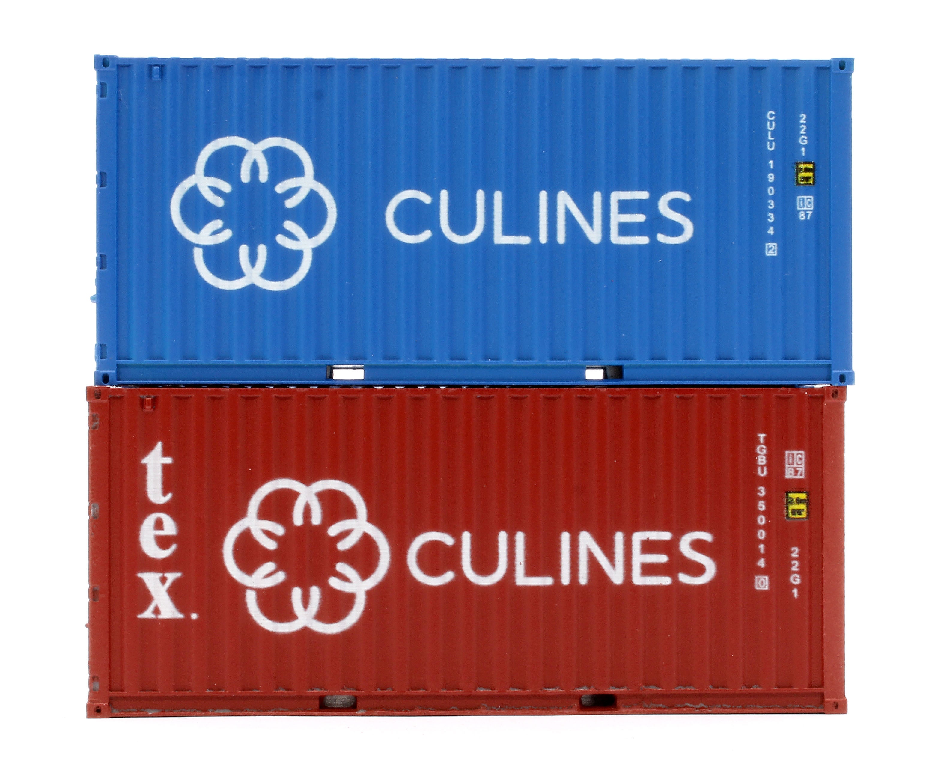 Dapol 4F-028-172 20ft' Container Culines 190334 2/ TBGU – Rails