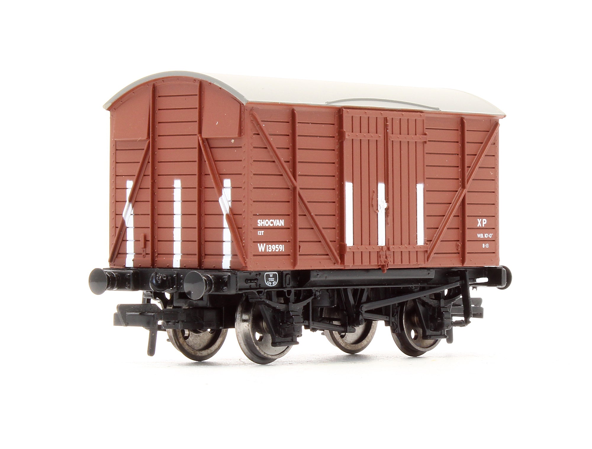Bachmann 37-902A Pre-Owned Shock Absorbing Van BR Bauxite – Rails