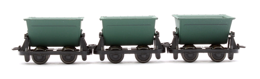 Peco GR333 Pack of 3 Hudson "Rugga" V-Skip Wagons - – Rails