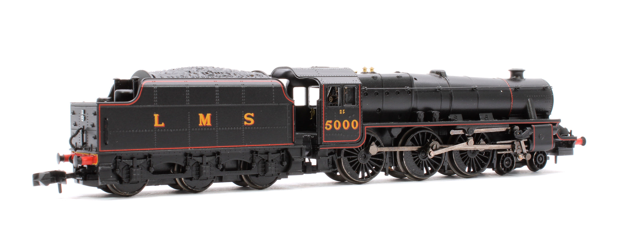 Graham Farish 372-135A LMS 5MT 'Black 5' with Riveted Tender 5000 LMS ...