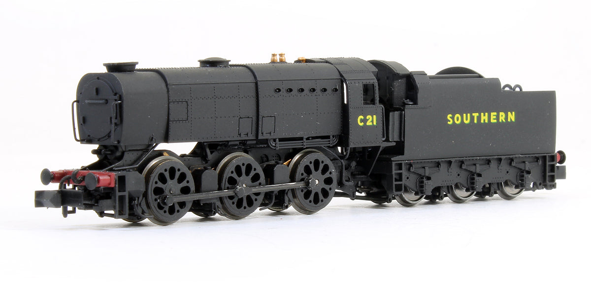 Dapol ND-92C-PO Pre-Owned Southern Black Q1 C21 Steam Locomotive ...