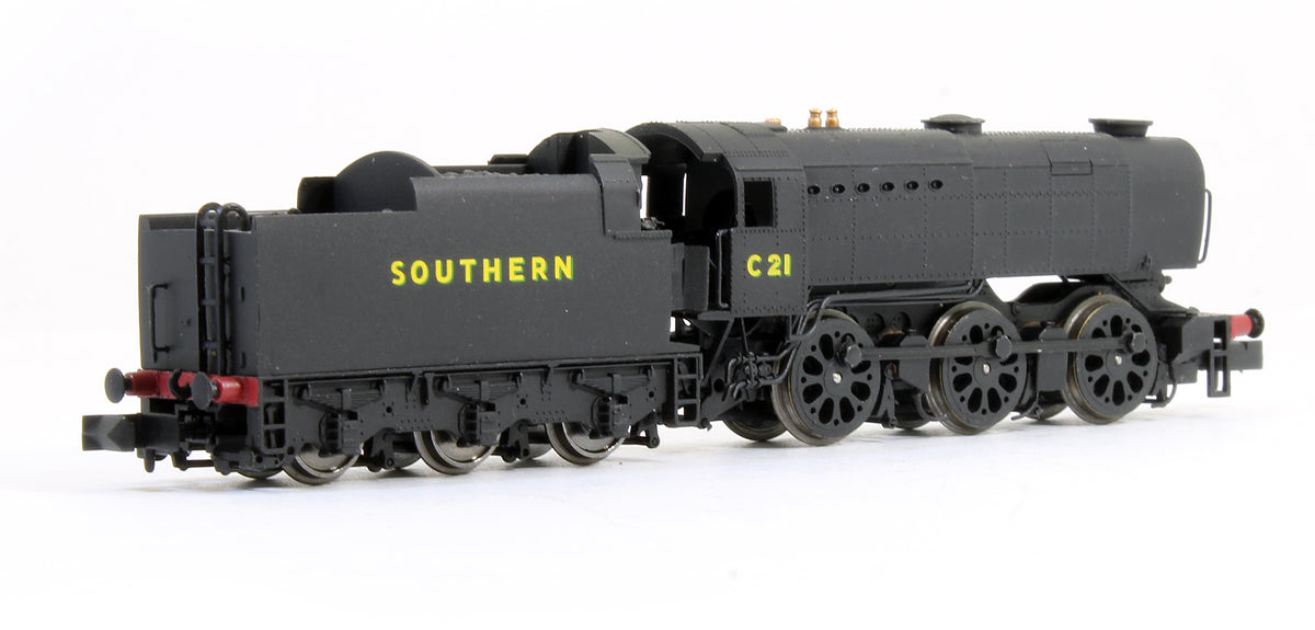 Dapol ND-92C-PO Pre-Owned Southern Black Q1 C21 Steam Locomotive ...