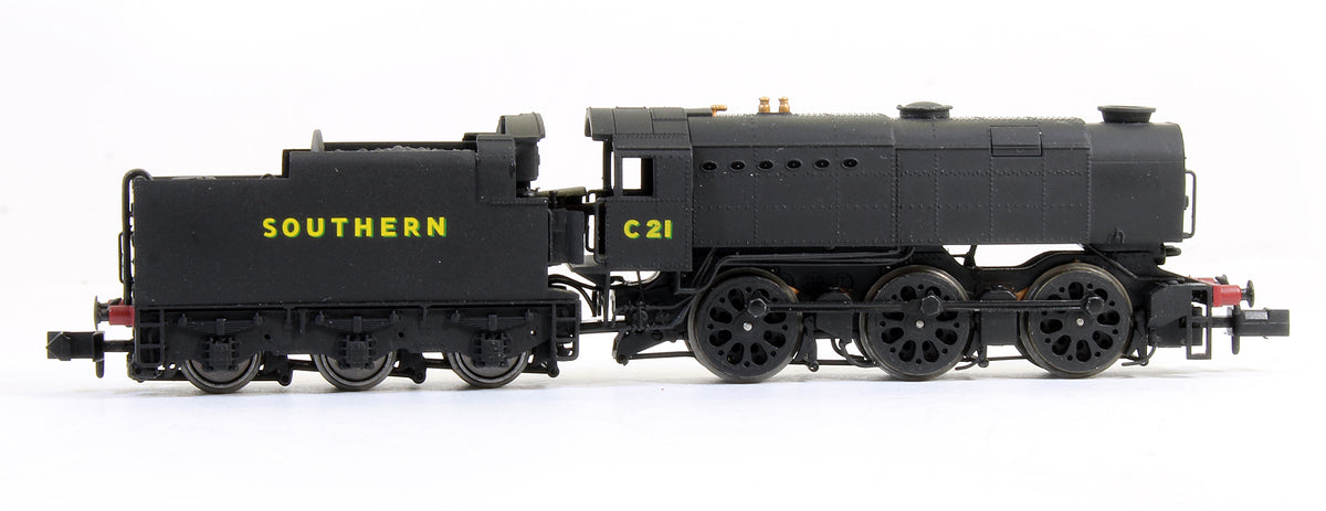 Dapol ND-92C-PO Pre-Owned Southern Black Q1 C21 Steam Locomotive ...