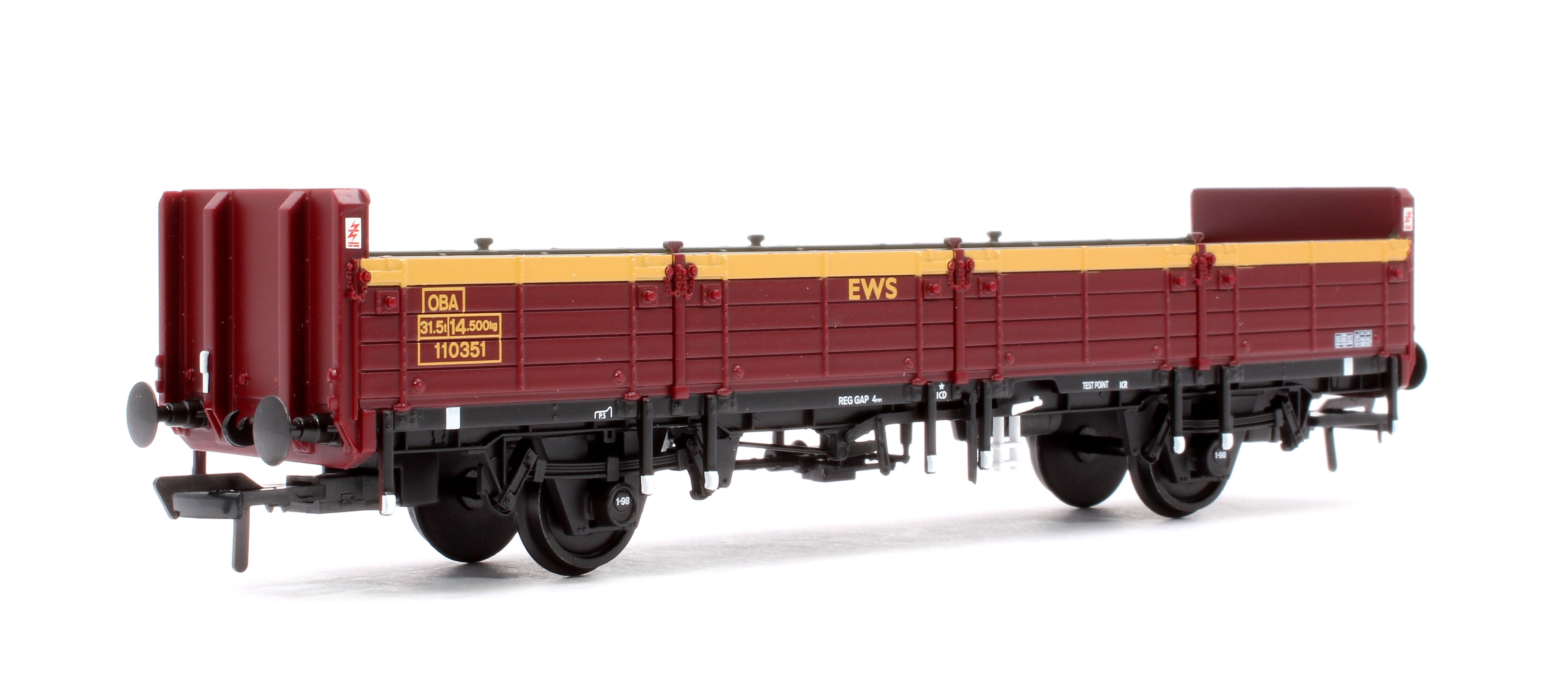 Bachmann 38-040B BR OBA Open Wagon Low Ends EWS No.110351 – Rails