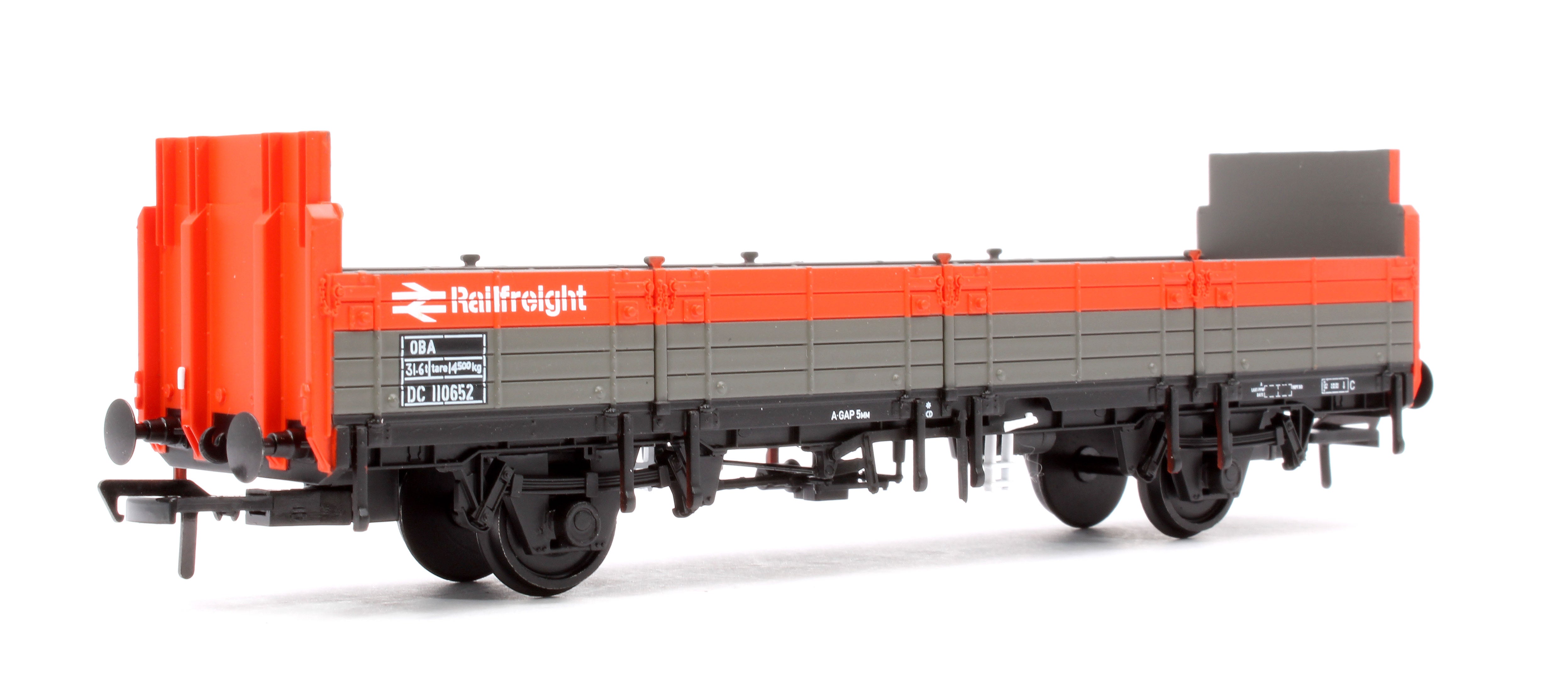 Bachmann 38-041D BR OBA Open Wagon High Ends BR Railfreight – Rails