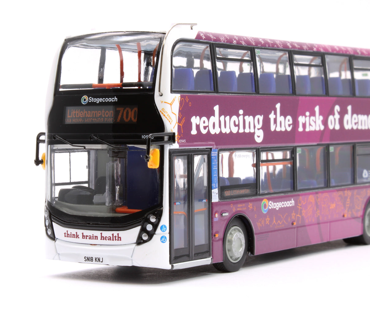 Northcord Model Company UK6532 ADL Enviro 400 Sussex Brain – Rails