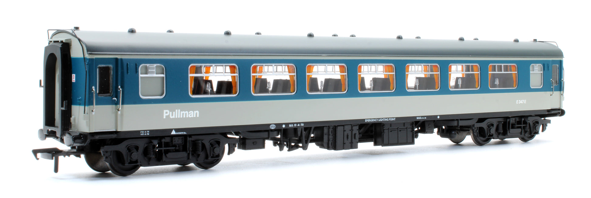 Bachmann 39-311A Pre-Owned MK1 Pullman Parlour Second Blue – Rails