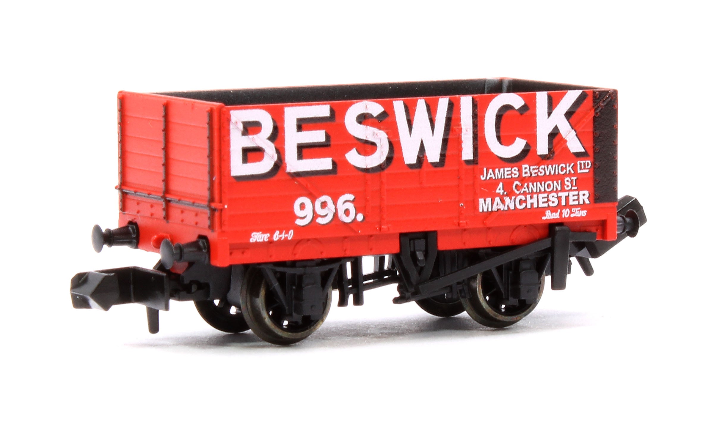 Peco NR7020P James Beswick Ltd, Manchester 7 Plank Wagon – Rails