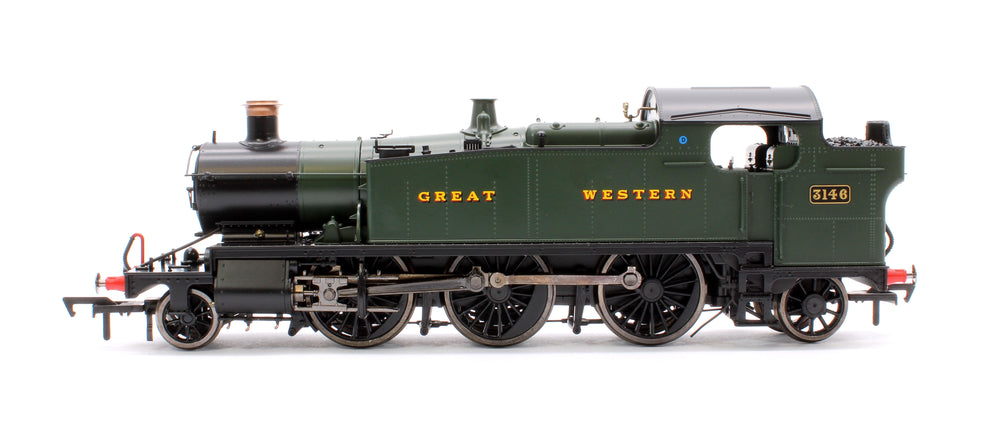 Dapol 4S-041-008S Large Prairie 3146 GWR Green Great Western – Rails