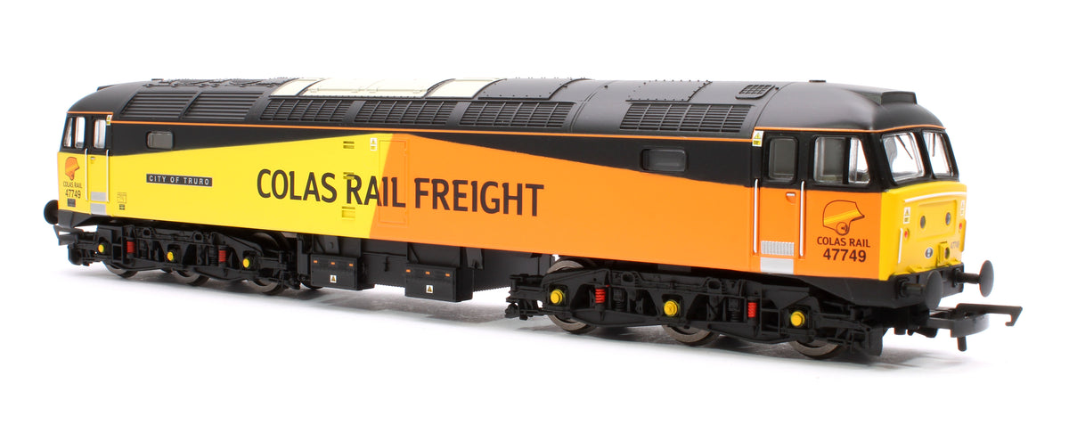 Hornby R30045 RailRoad Plus Class 47 Co-Co 47749 'City of Truro' Colas ...