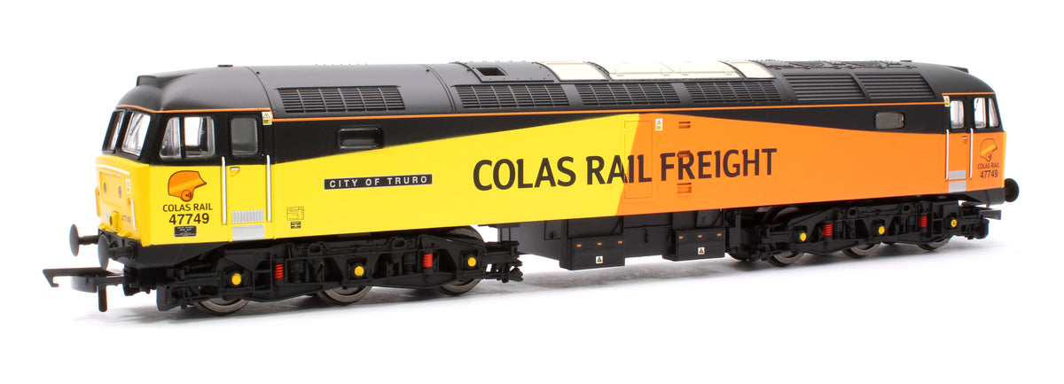 Hornby R30045 RailRoad Plus Class 47 Co-Co 47749 'City of Truro' Colas ...