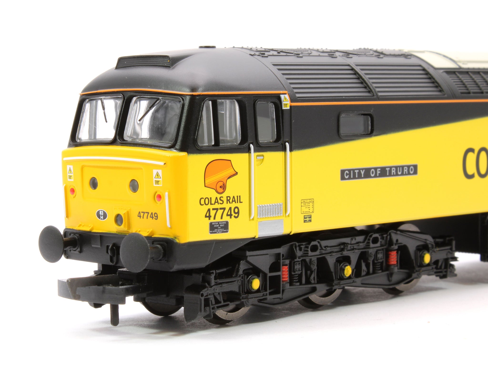 Hornby R30045 RailRoad Plus Class 47 Co-Co 47749 'City of Truro' Colas ...