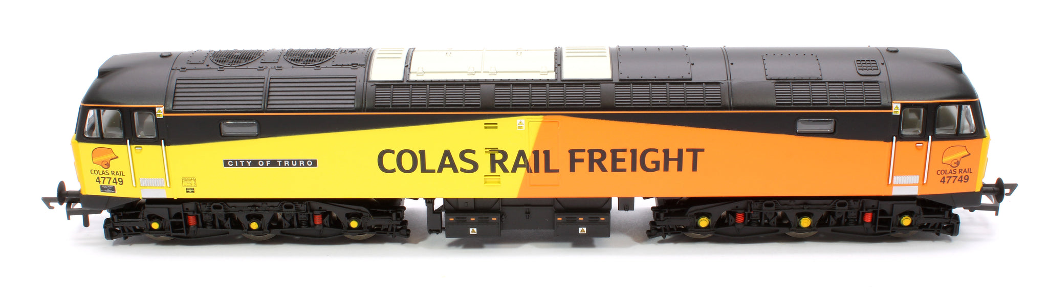Hornby R30045 RailRoad Plus Class 47 Co-Co 47749 'City of Truro' Colas ...