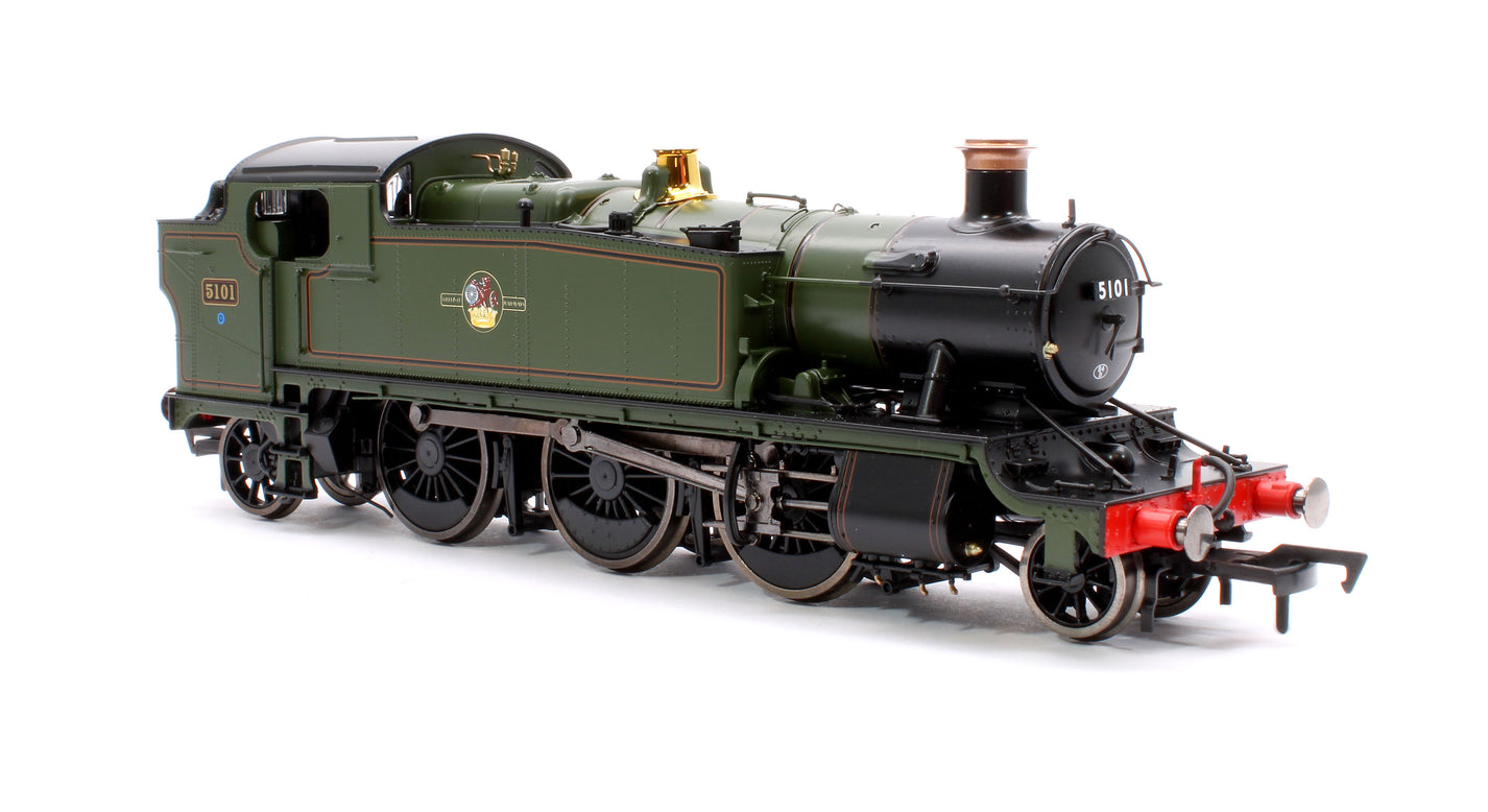 Dapol 4S-041-015D Large Prairie 5101 Lined BR Green Late – Rails