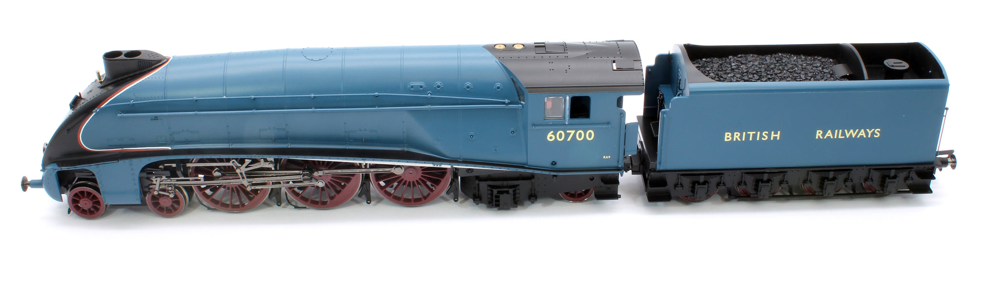 Hornby R30125 W1 Class 'Hush Hush' Streamlined 4-6-4 BR Garter Blue ...