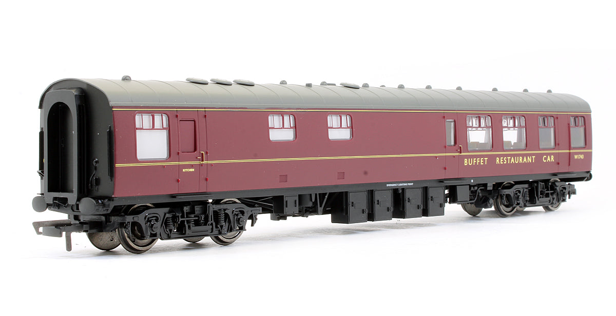Hornby R4971A Pre-Owned BR Maroon MK1 Restaurant Buffet Coach – Rails