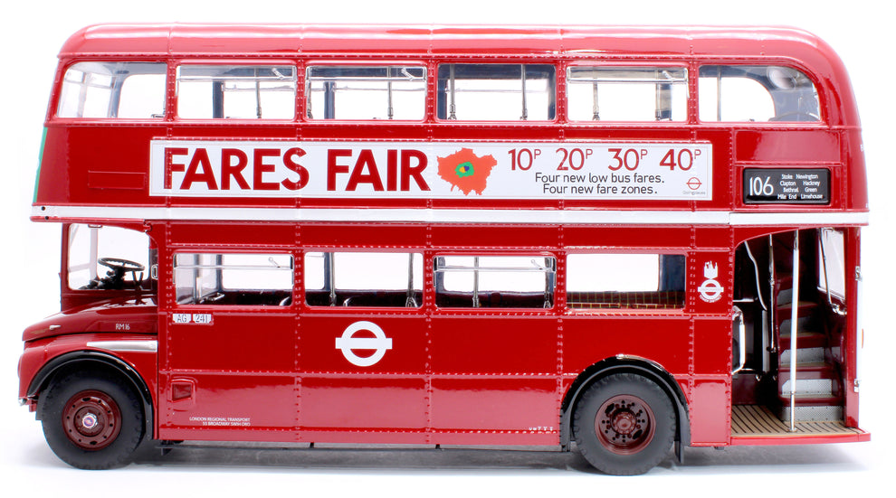 Sunstar H2944 Routemaster Bus RM16 VLT 16 Red (Limited – Rails