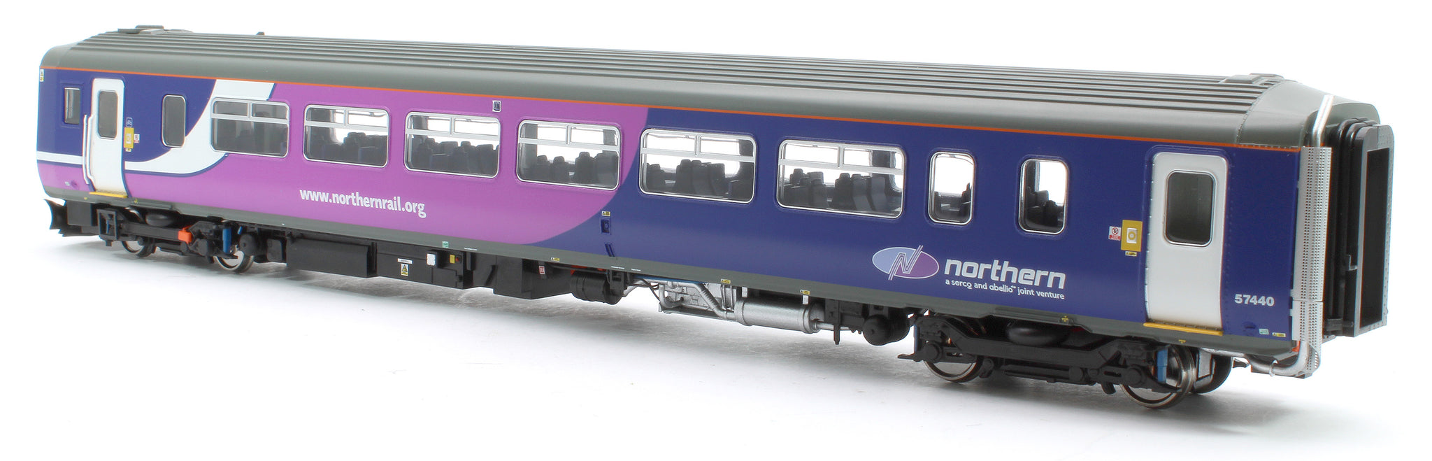 Realtrack RT156-422 Class 156 Northern Midnight Blue Livery 2 Car DMU ...