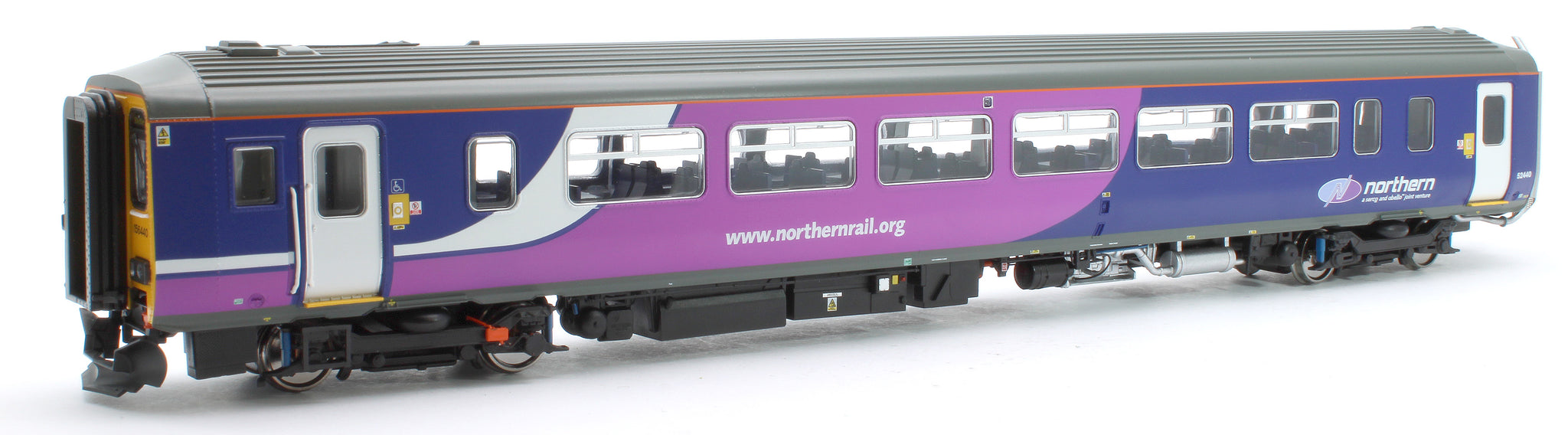 Realtrack RT156-422 Class 156 Northern Midnight Blue Livery 2 Car DMU ...