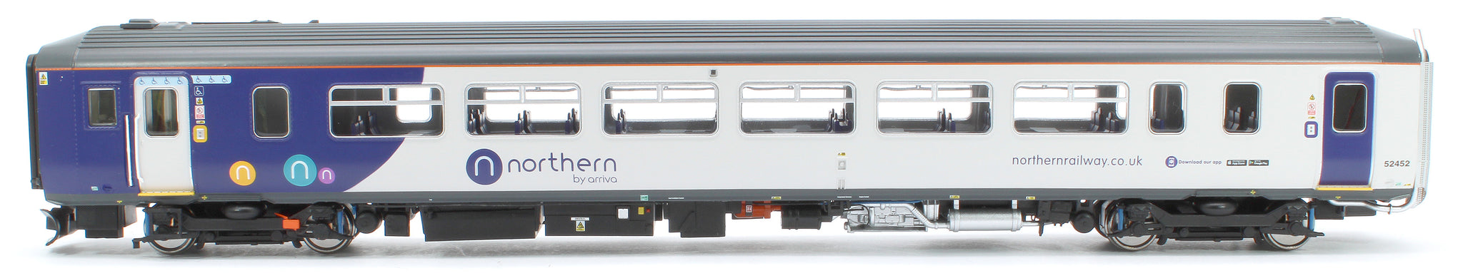 Realtrack RT156-411 Class 156 Northern White Livery 2 Car DMU – Rails ...