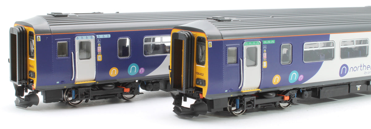 Realtrack RT156-411 Class 156 Northern White Livery 2 Car DMU – Rails ...