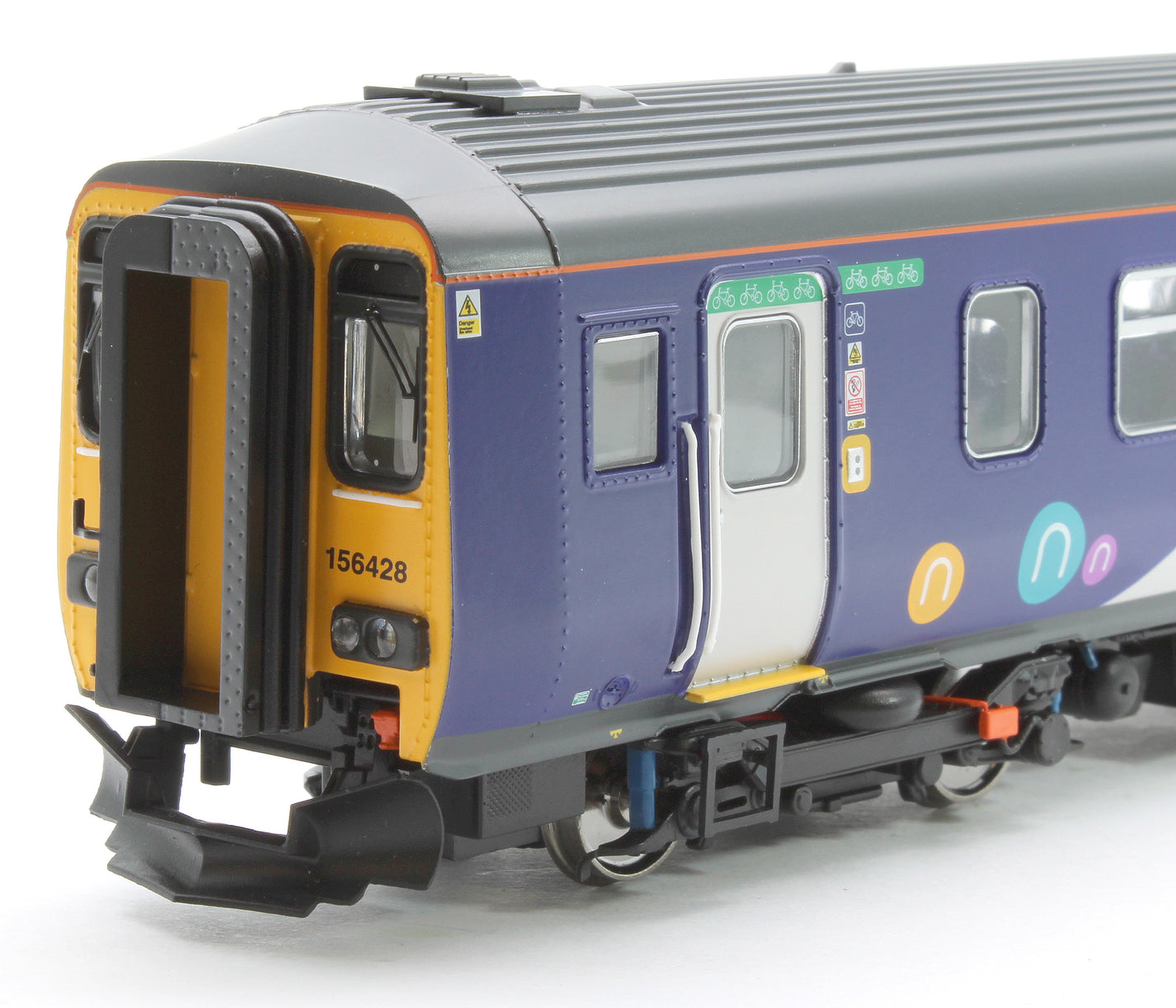 Realtrack RT156-412 Class 156 Northern White Livery 2 Car DMU – Rails