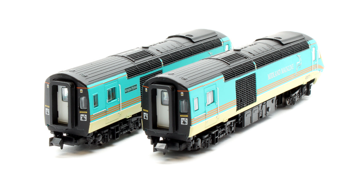 Dapol 2D-019-015 Class 43 HST Midland Mainline (43066 & 43077) 4 Car ...