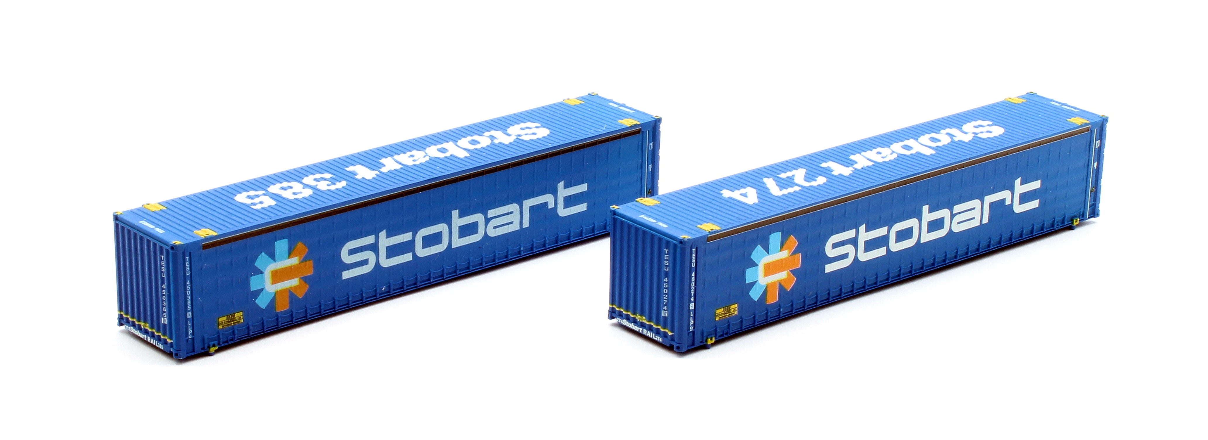 Dapol 2F-028-219 45FT Curtain Side Container 'Stobart – Rails