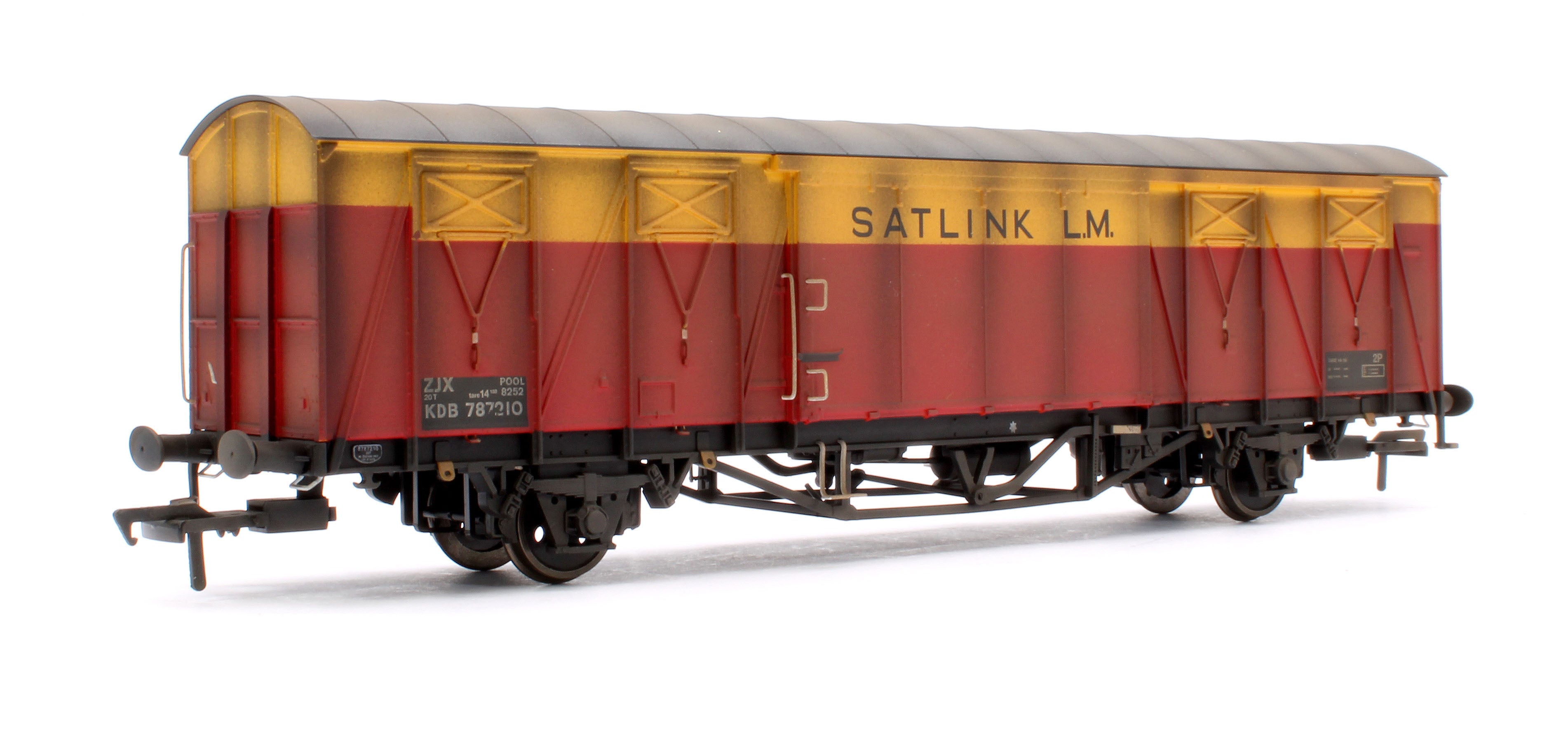 Sonic Models S4301-11W Custom Weathered 20T VIX Ferry Van , – Rails