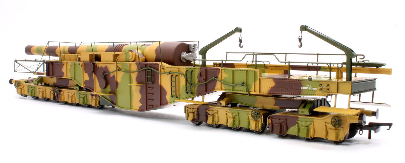 Oxford Rail OR76BOOM03 Rail Gun WW1 Boche Buster – Rails