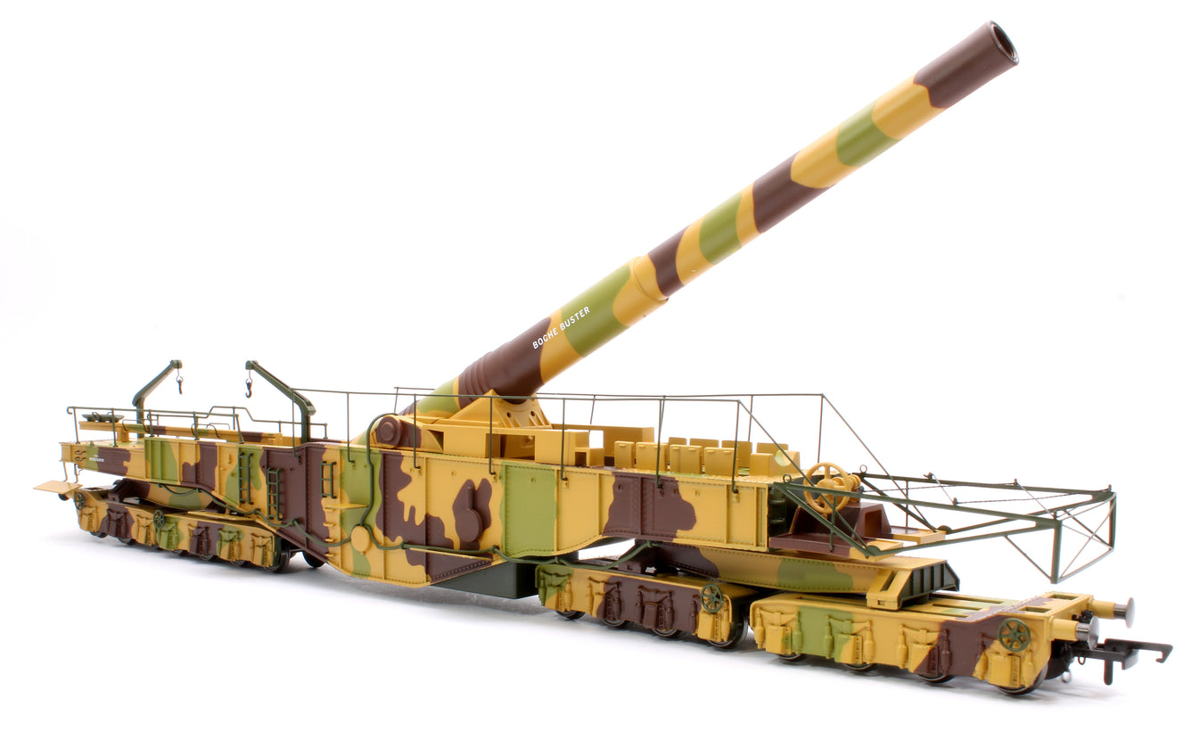 Oxford Rail OR76BOOM03 OR76BOOM03 Rail Gun WW1 Boche Buster – Rails