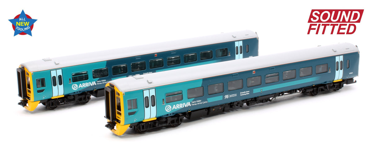 Graham Farish 371-854SF Class 158 2-Car DMU 158824 Arriva Trains Wales ...