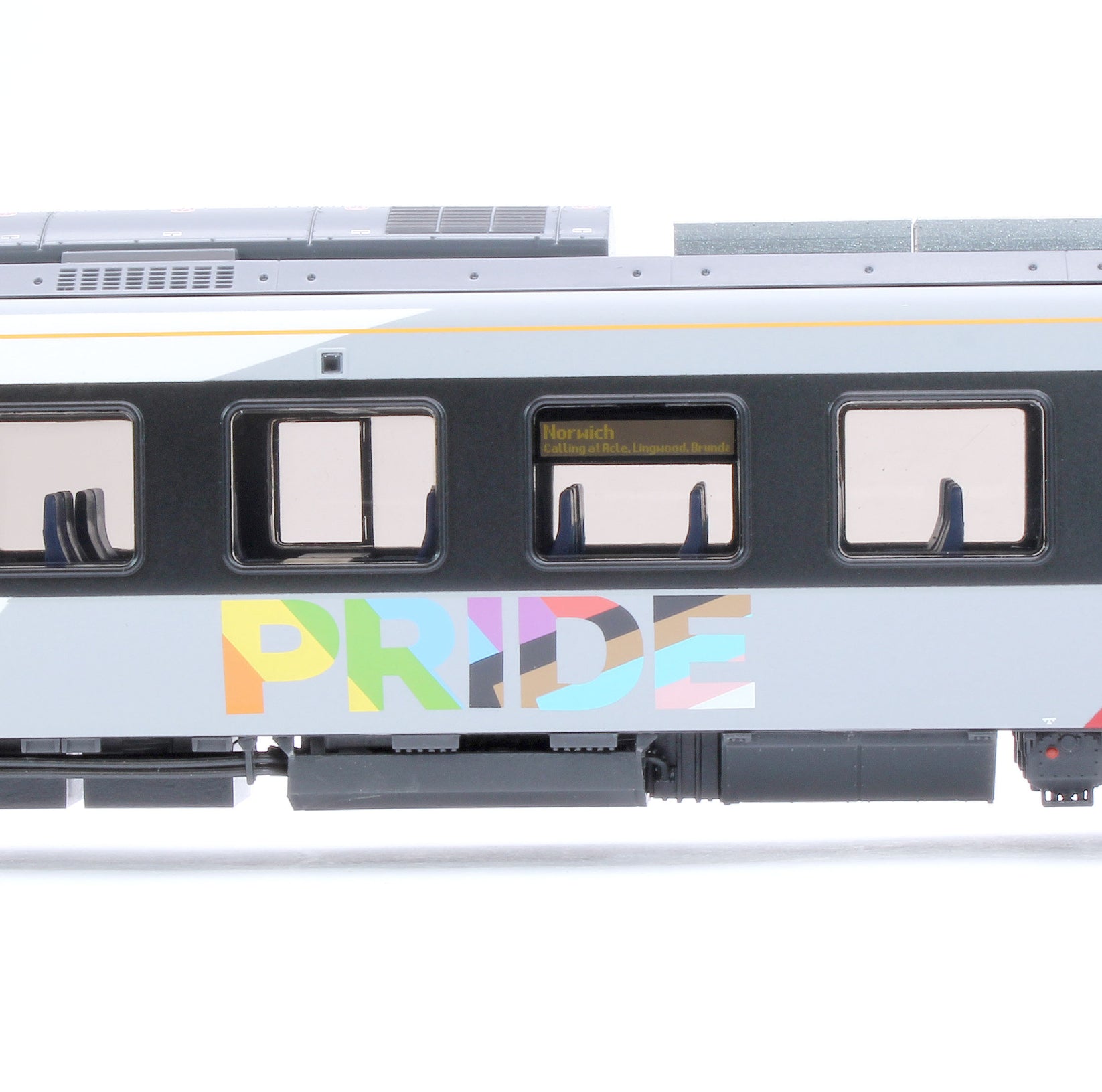 Hornby R30446 Greater Anglia Class 755-4 FLIRT 4 Car Pride – Rails