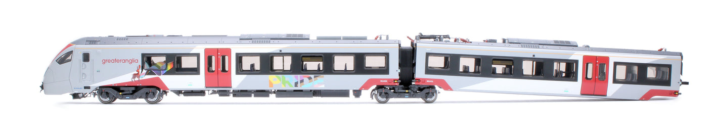 Hornby R30446 Greater Anglia Class 755-4 FLIRT 4 Car Pride – Rails