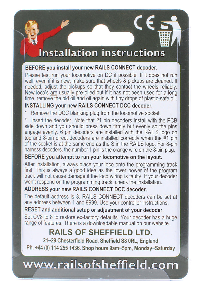 Rails Connect RoS-218.4.2 Rails Connect Decoder, 21 Pin