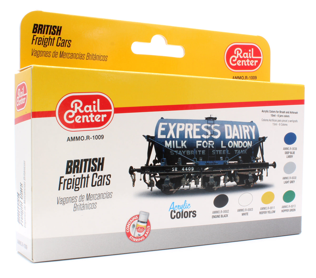 AMMO Mig MIGR1009 Rail Center Set BR Freight – Rails