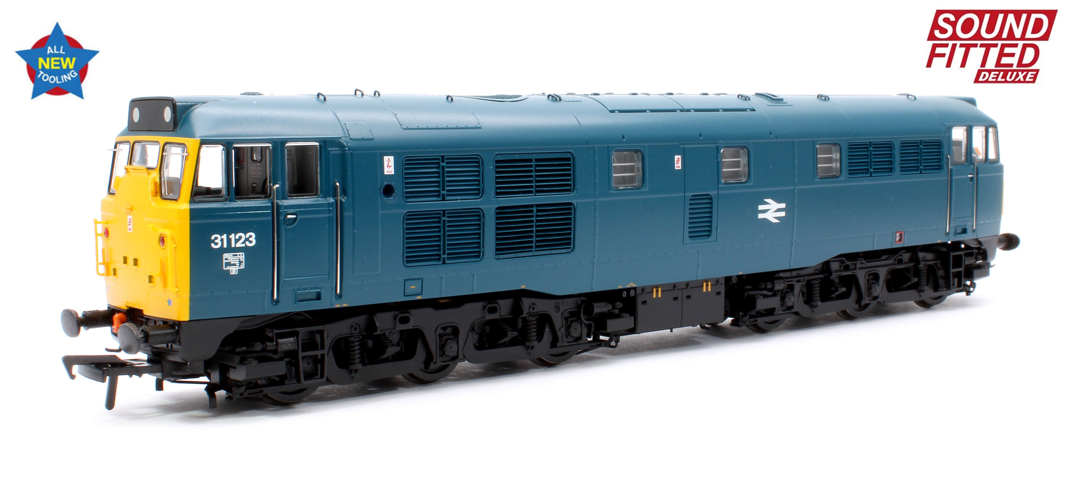 Bachmann Class 31/1 31123 BR Blue Diesel Locomotive - DCC Sound Deluxe ...
