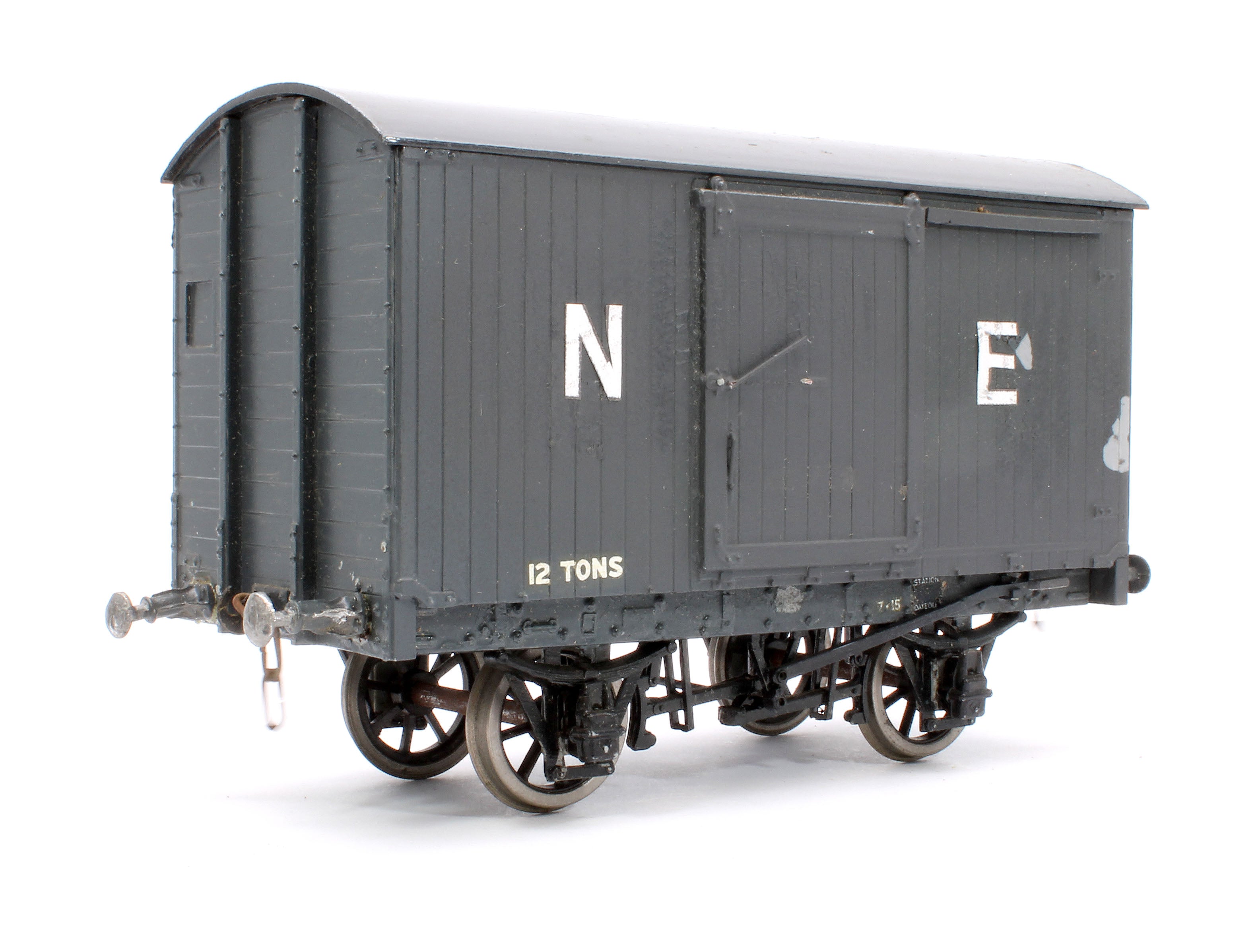 Kit Built NE-UN-PO Pre-Owned NE 12T Box Van Unnumbered – Rails
