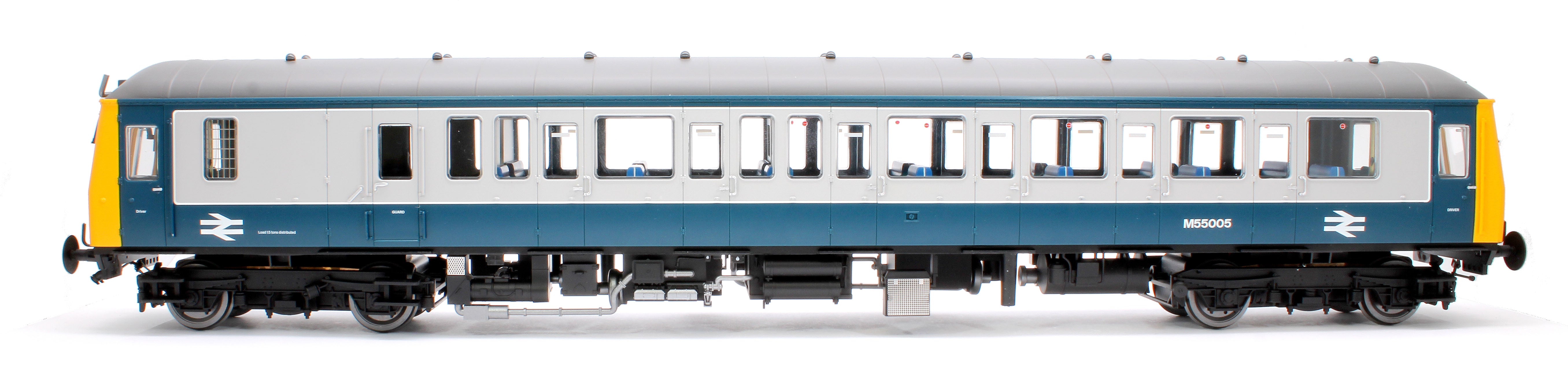 Dapol 7D-015-008 Class 122 M55005 Blue/Grey Single Car DMU – Rails