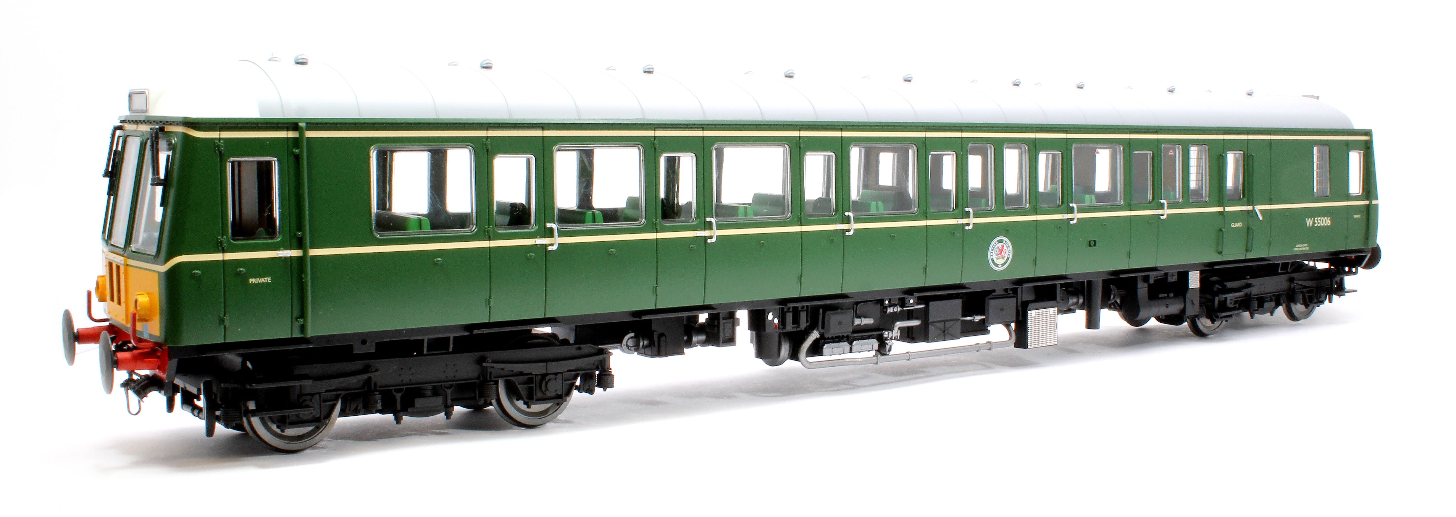 Dapol 7D-015-007 Class 122 55006 BR Green SYP Single Car DMU – Rails