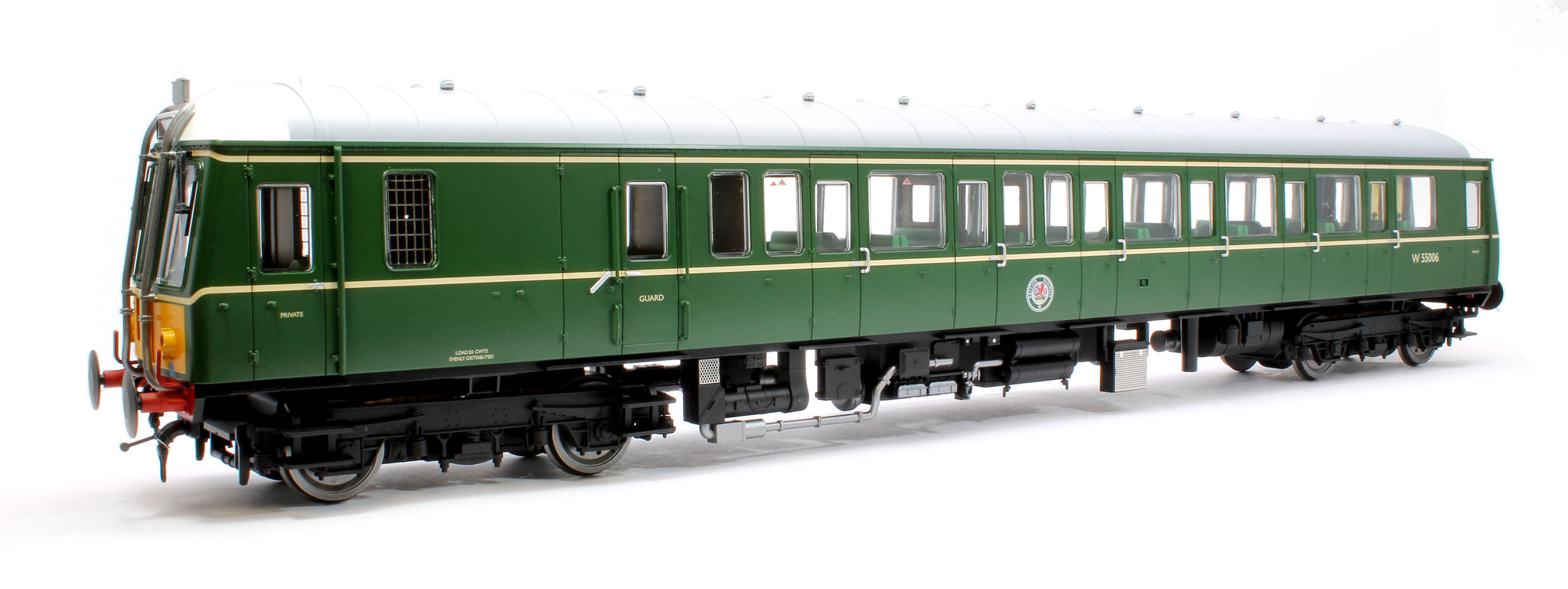 Dapol 7D-015-007 Class 122 55006 BR Green SYP Single Car DMU – Rails