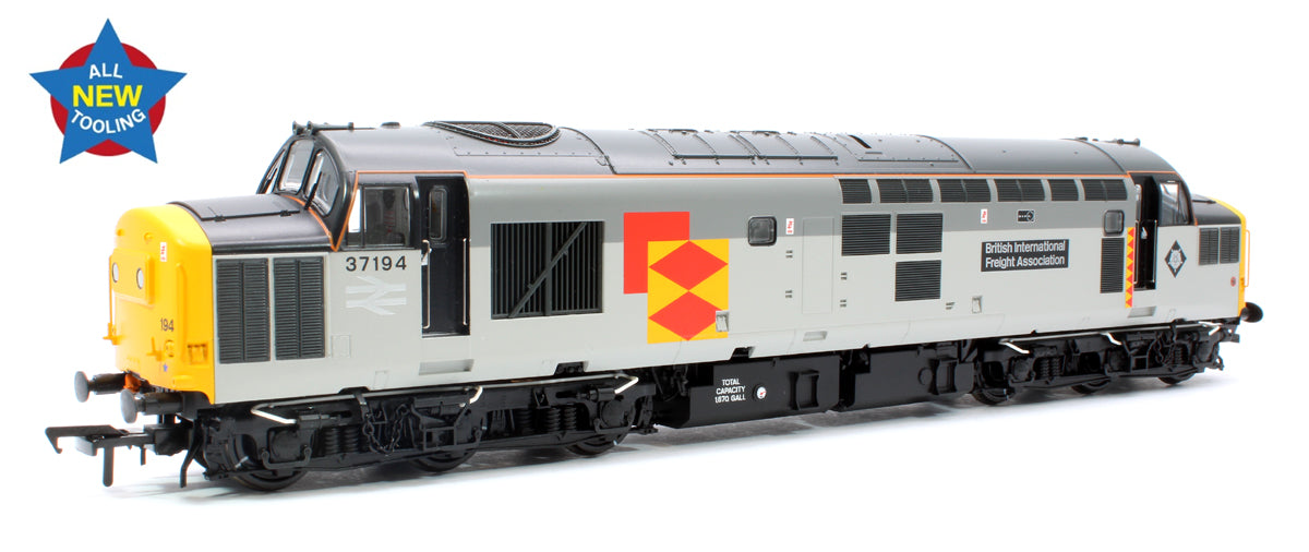 Bachmann 35-307 Class 37/0 Centre Headcode 37194 'British Int. Freight ...