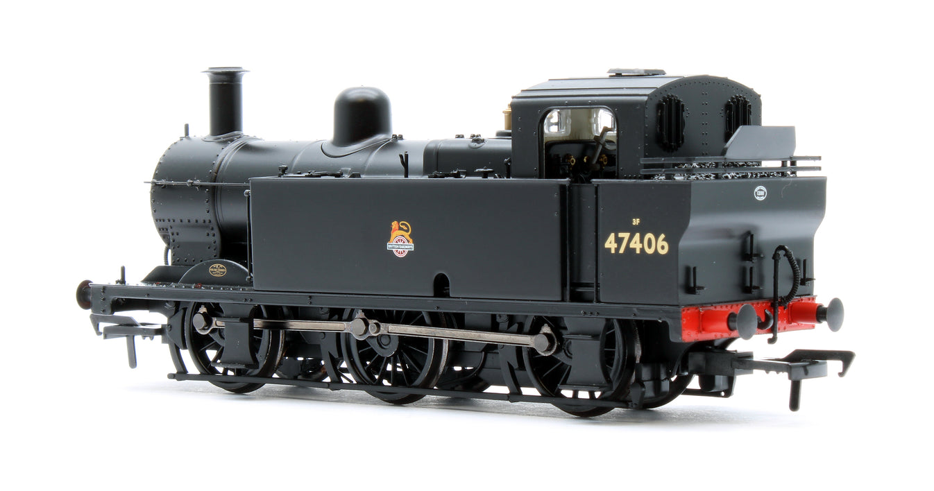 Bachmann 32-231B LMS Fowler 3F (Jinty) 47406 BR Black (Early – Rails