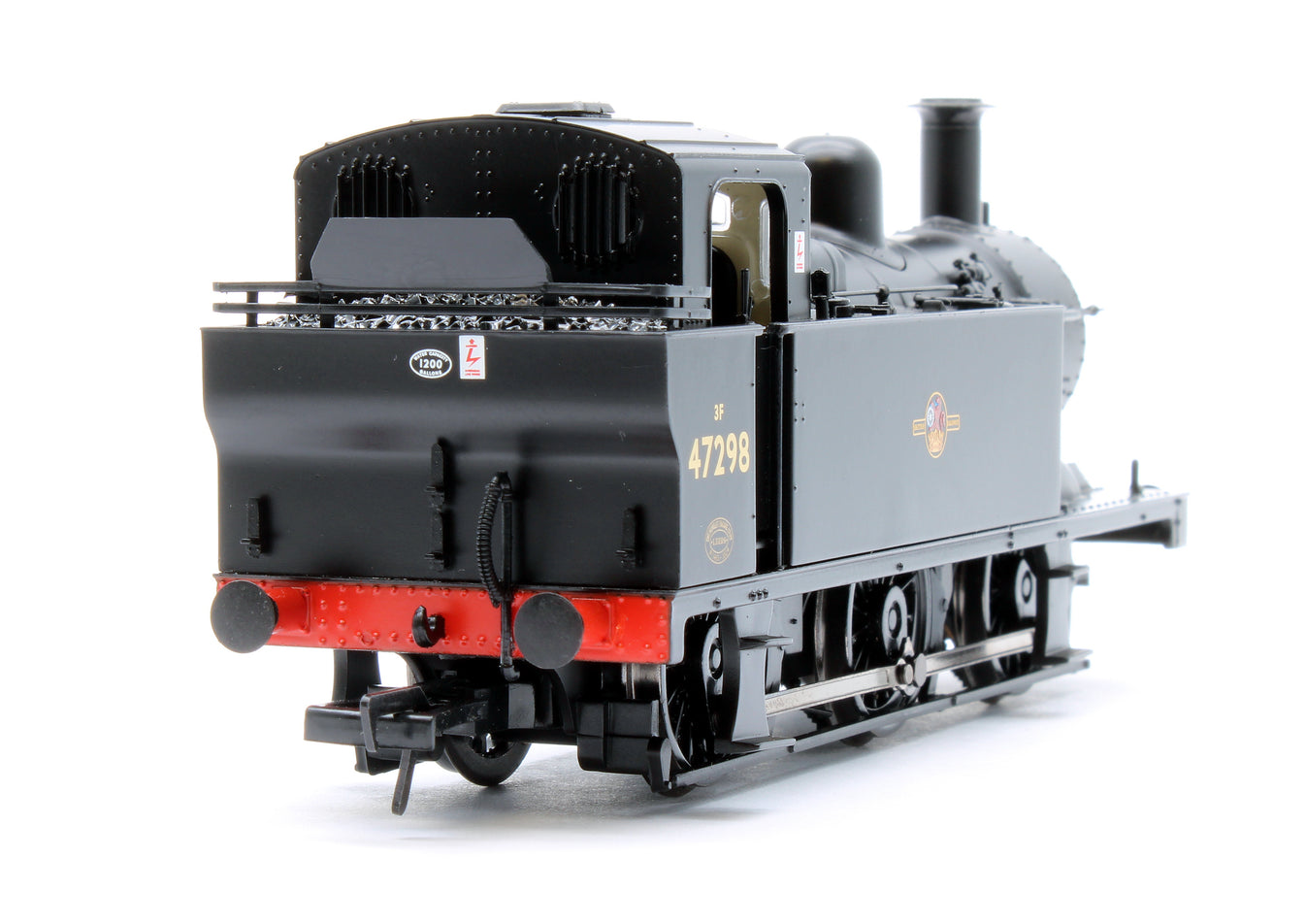 Bachmann 32-232A LMS Fowler 3F (Jinty) 47298 BR Black (Late – Rails