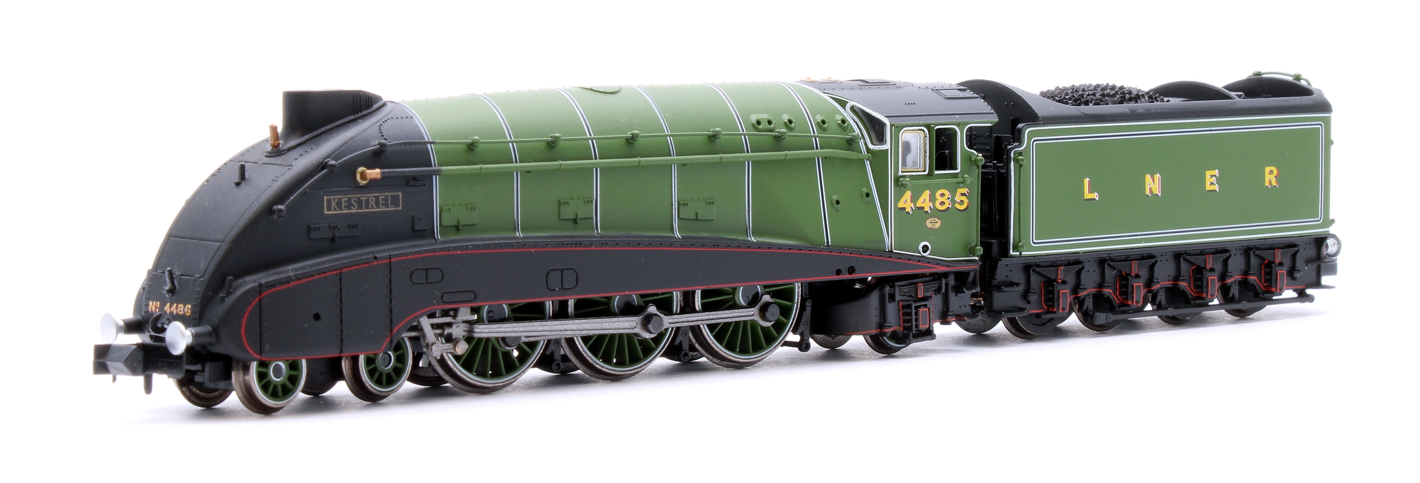 Dapol 2S-008-019 A4 Valanced Kestrel 4485 LNER Green – Rails