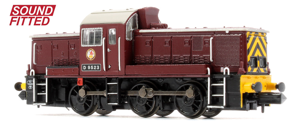 Graham Farish 372-955SF Class 14 D9523 BR Maroon (Wasp – Rails