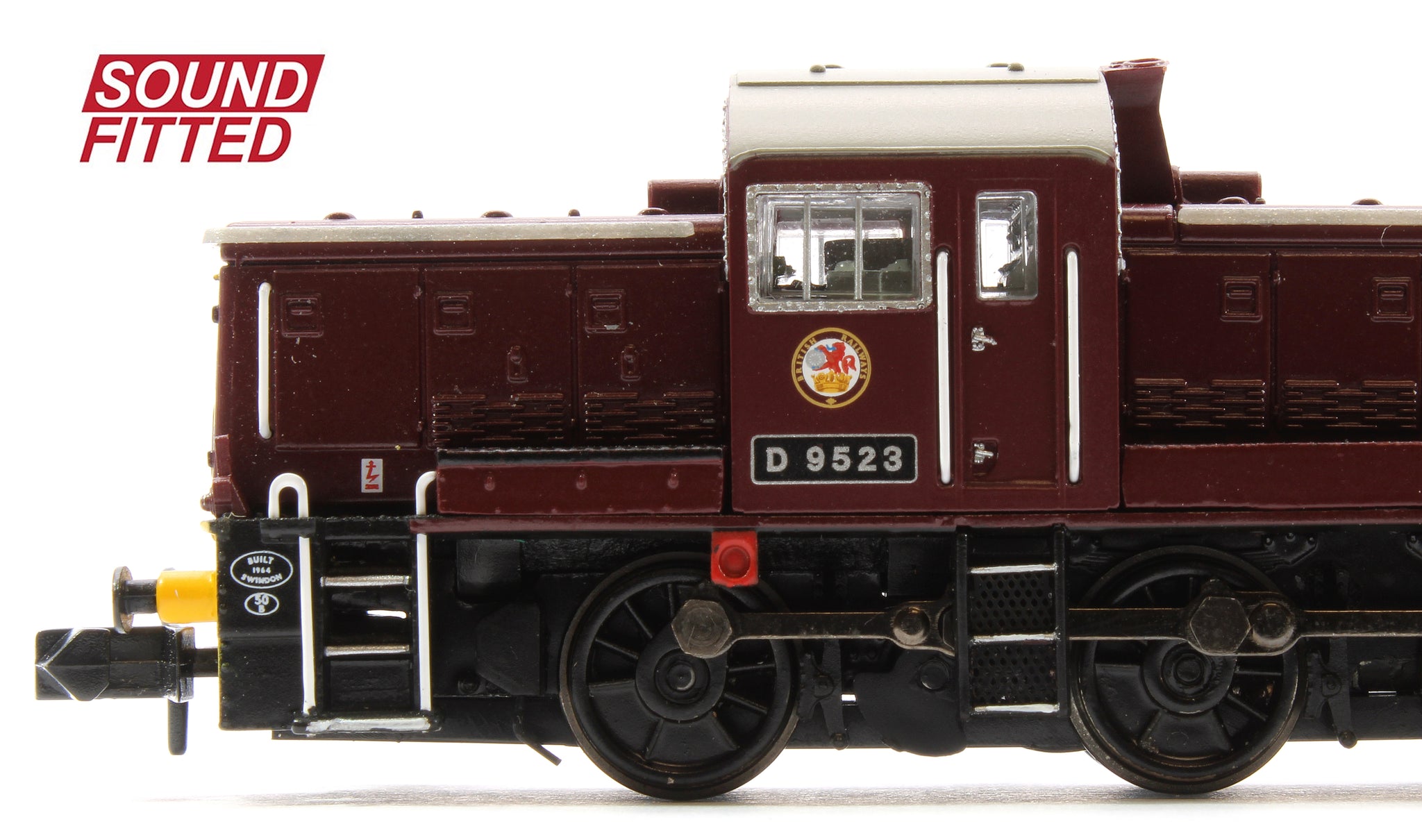 Graham Farish 372-955SF Class 14 D9523 BR Maroon (Wasp Stripes) Diesel ...