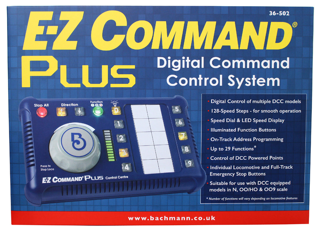 Bachmann 36-502 E-Z Command® Plus Digital Command Control – Rails