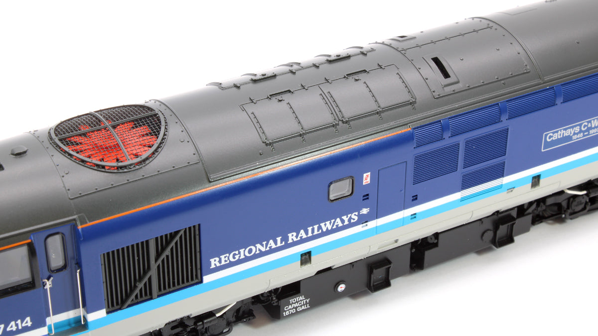 Bachmann 35-338SF Class 37/4 37414 'Cathays C&W Works 1846-1993' BR ...